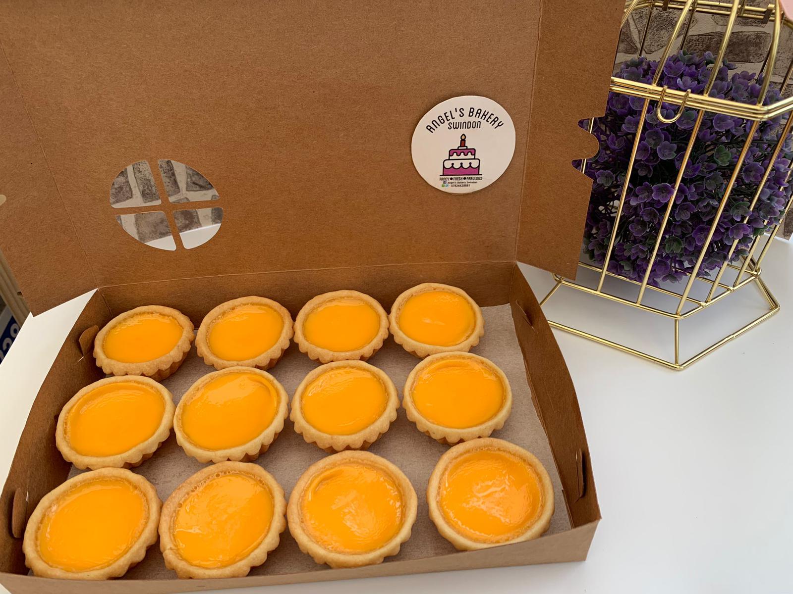 Mini Egg Tart (6pc) – Angel’s Bakery Swindon